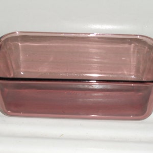 Vintage Rectangular PYREX CRANBERRY Meatloaf DISH - Etsy