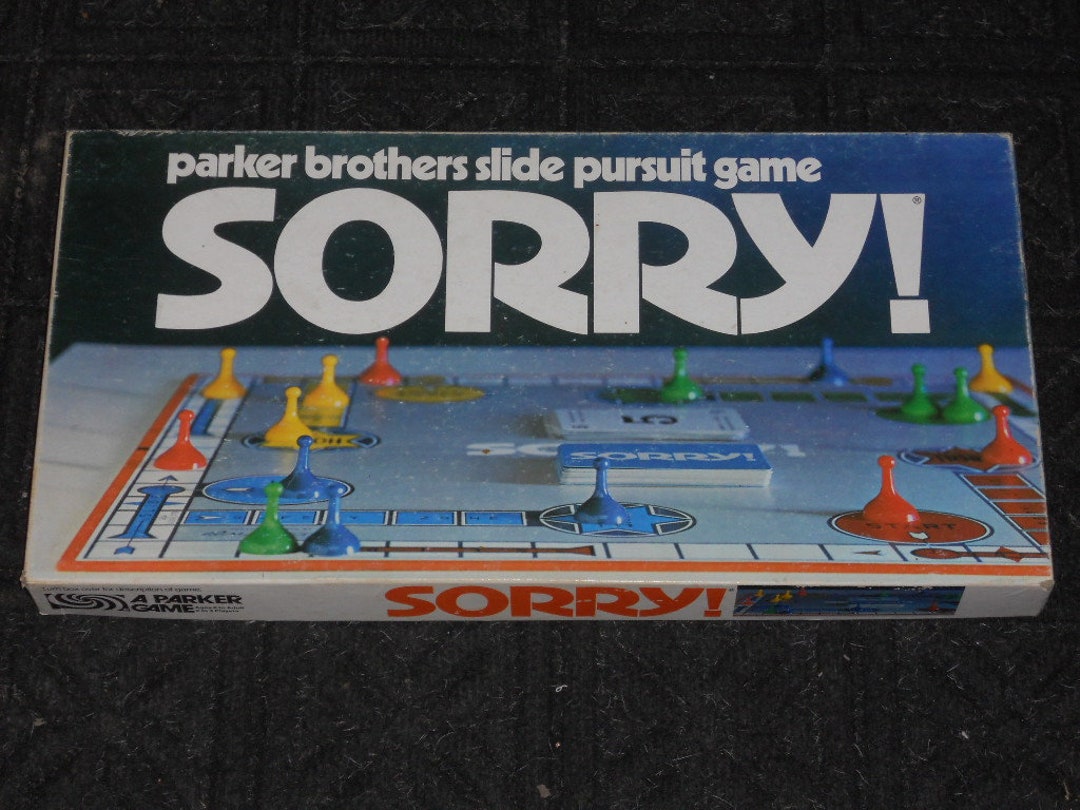 Vintage Sorry! Board Game 1972 Complete W/ All Pieces - Etsy