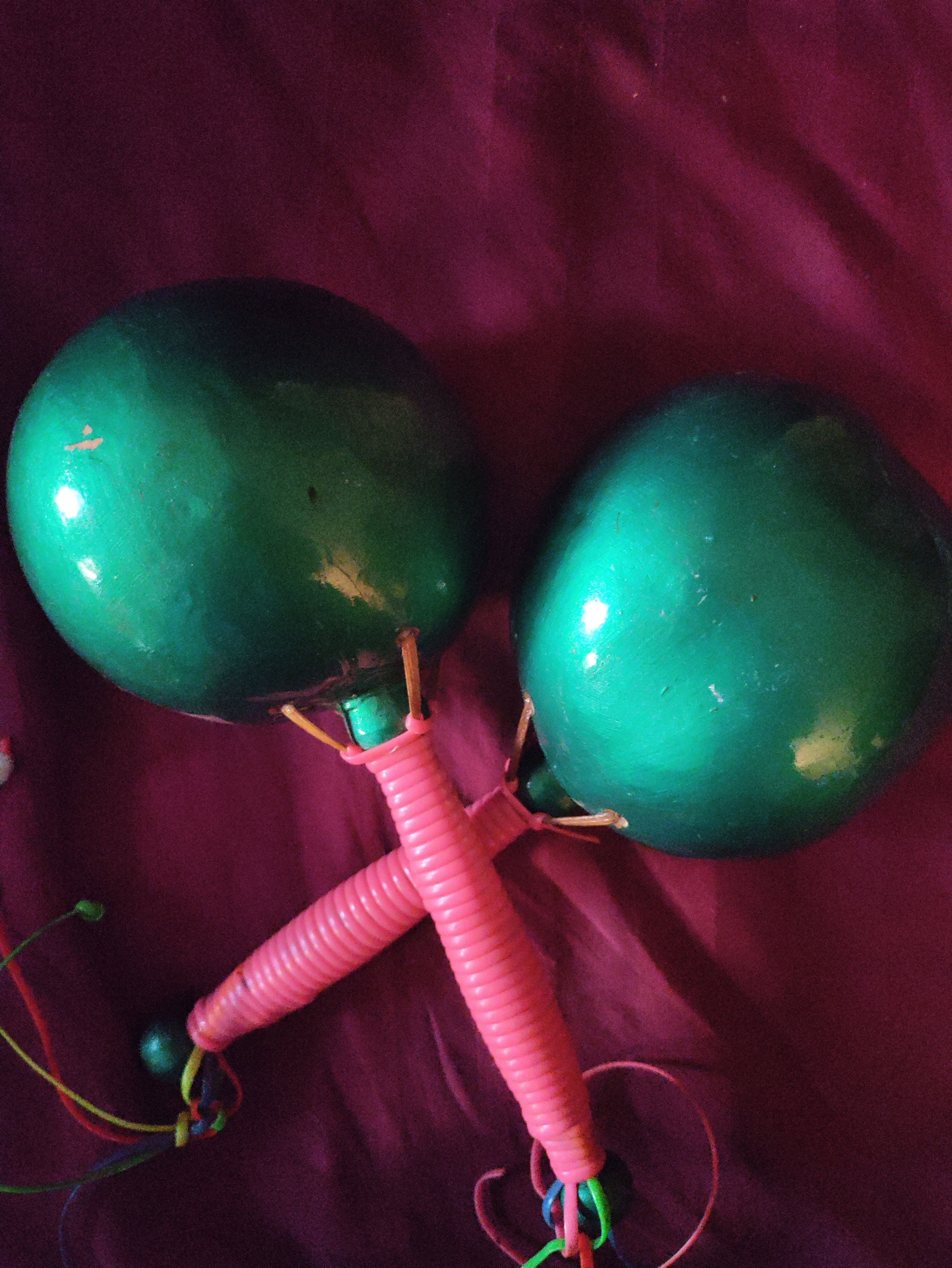 Vintage Set of Mexican Maracas Souvenir Decor RARE - Etsy