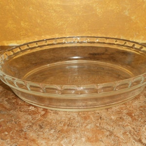 Vintage Pyrex Clear Glass Pie Plate - Etsy