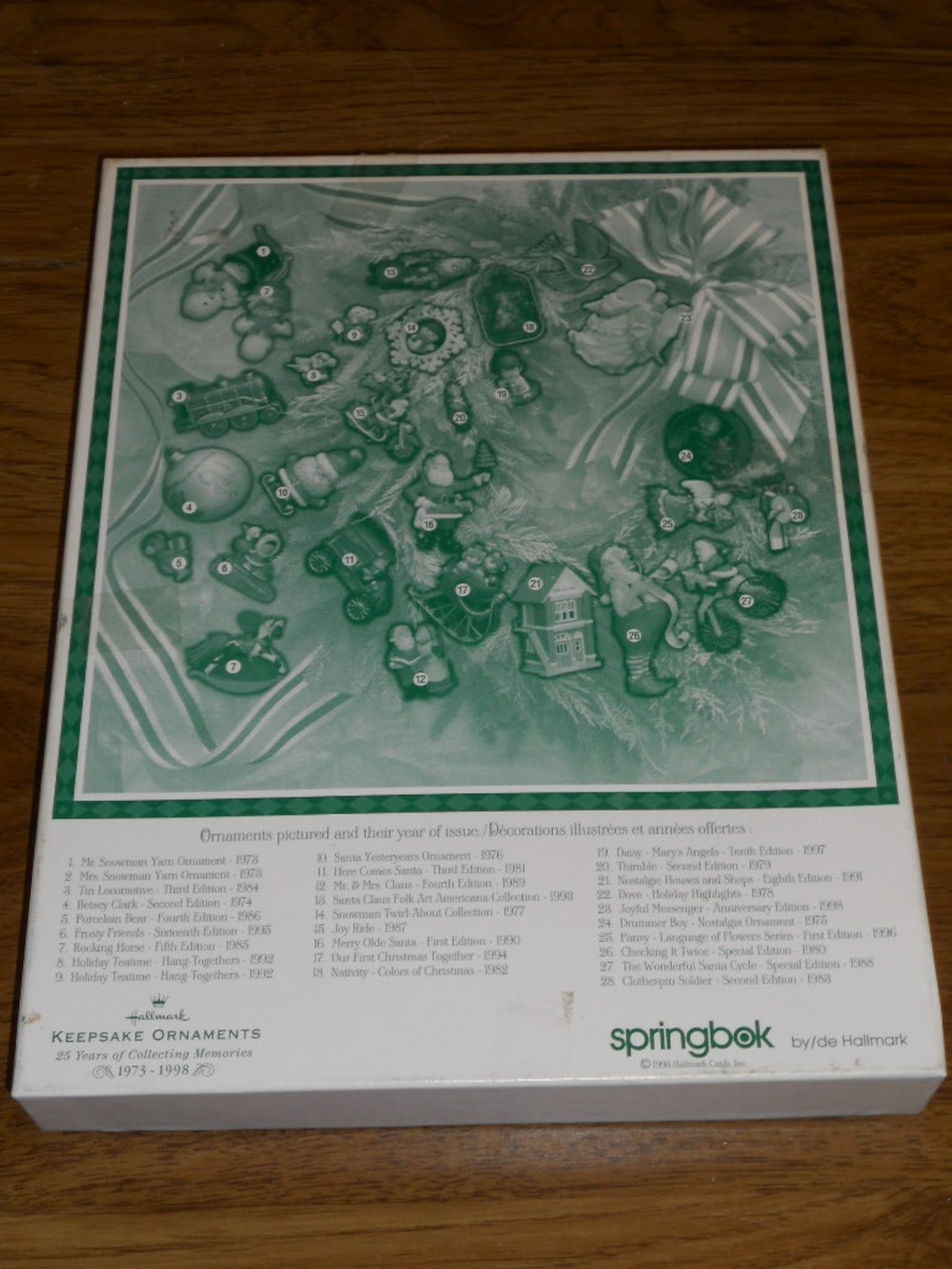 Vintage SPRINGBOK 500 Piece Puzzle-memories of Christmas-1998 - Etsy