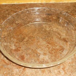 Vintage Pyrex Clear Glass Pie Plate - Etsy