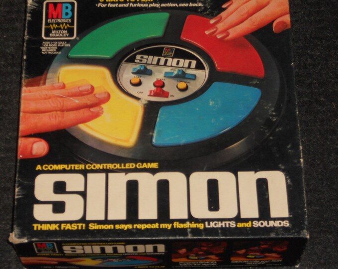 VINTAGE SIMON Computer Controlled GAME With Box 1978 - Etsy