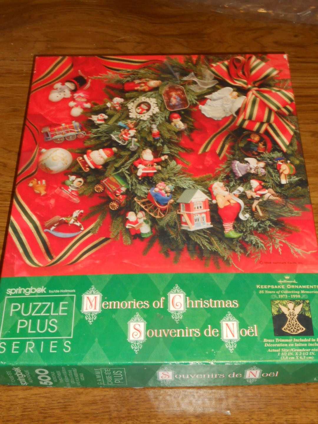 Vintage SPRINGBOK 500 Piece Puzzle Memories of Christmas 1998 - Etsy