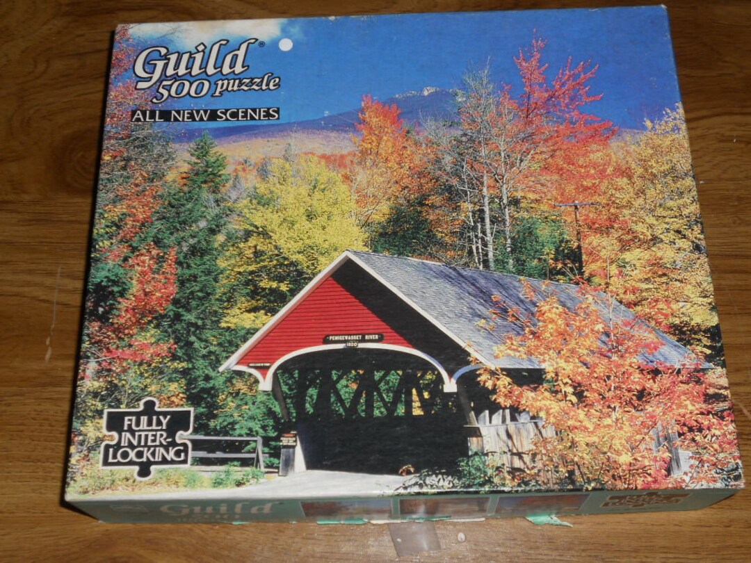 GUILD Franconia Notch, NH 500 Piece PUZZLE - Etsy