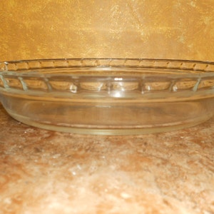 Vintage Pyrex Clear Glass Pie Plate - Etsy