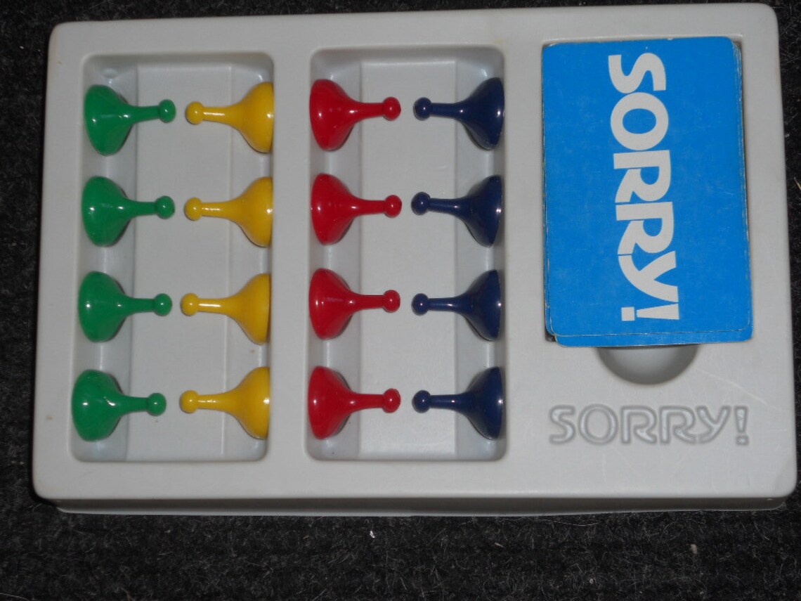 Vintage SORRY BOARD Game-1972-complete - Etsy