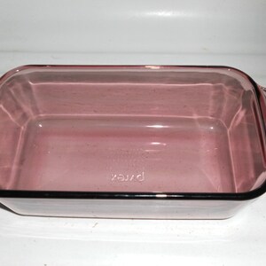 Vintage Rectangular PYREX CRANBERRY Meatloaf DISH - Etsy