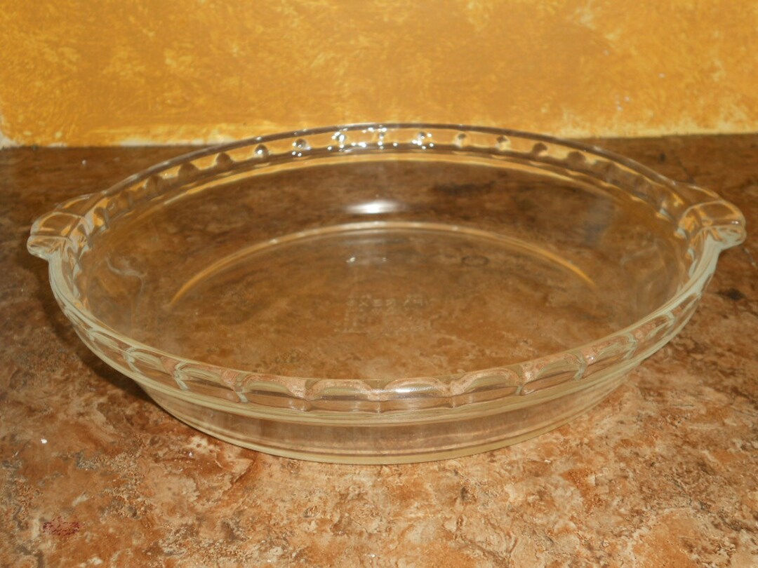 Vintage Pyrex Clear Glass Pie Plate - Etsy