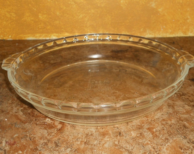 Vintage Pyrex Clear Glass Pie Plate - Etsy