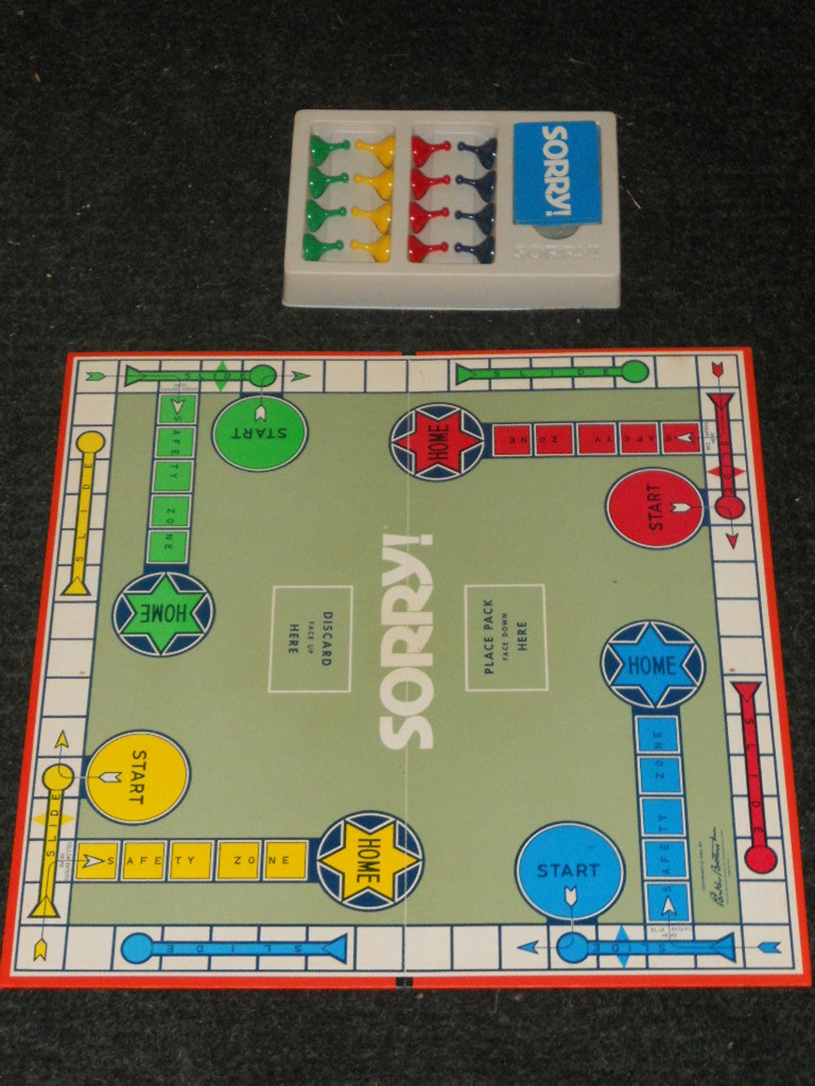 Vintage SORRY BOARD Game-1972-complete - Etsy