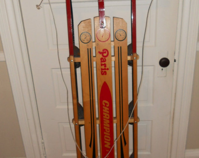 Vintage Paris Champion Fastback Sled-floating Steering-number 655 - Etsy