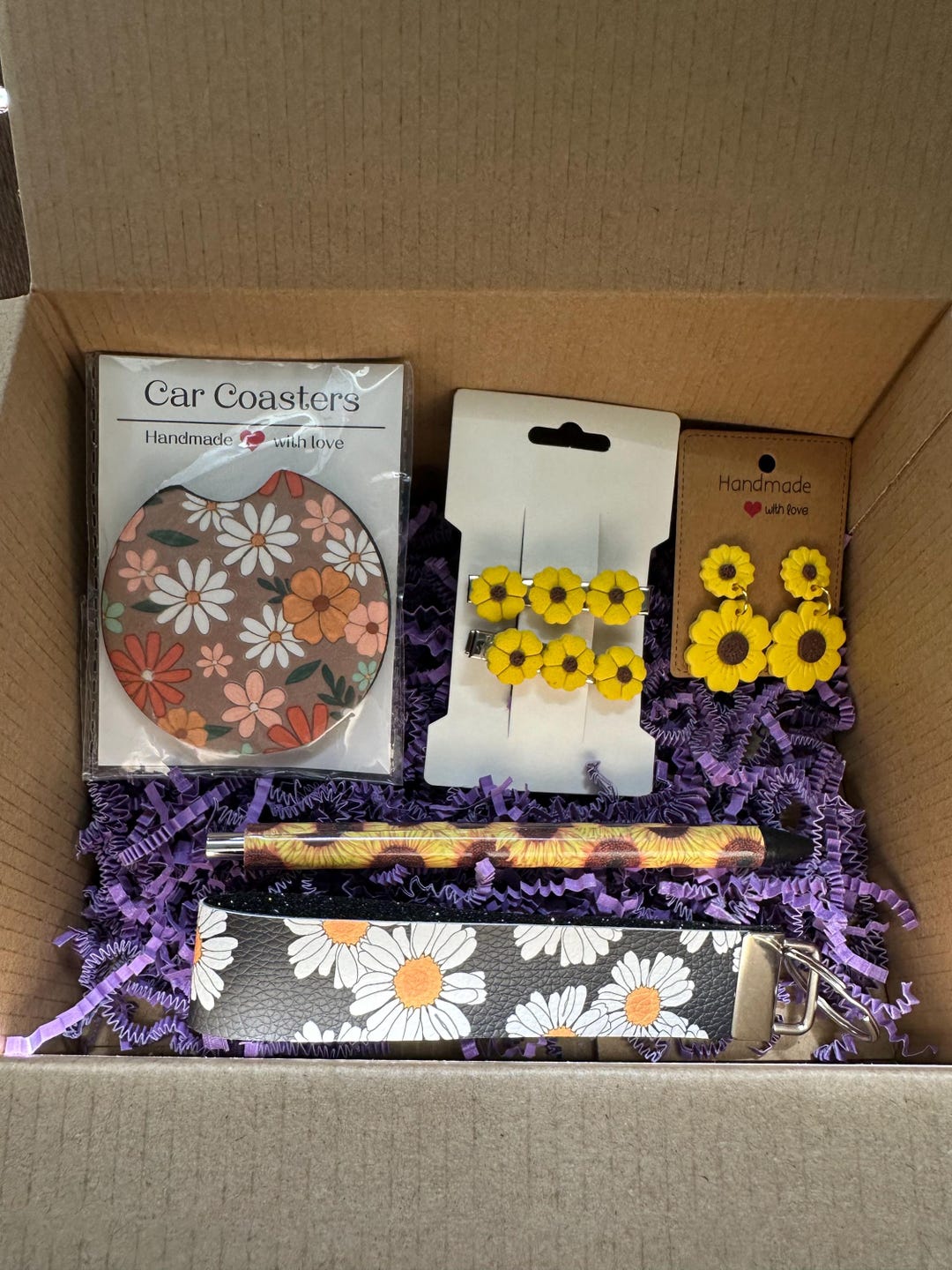Sunflower Gift Box - Etsy
