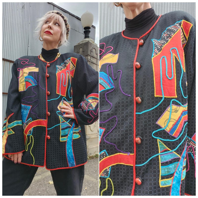 Wearable Art Jacket - Etsy