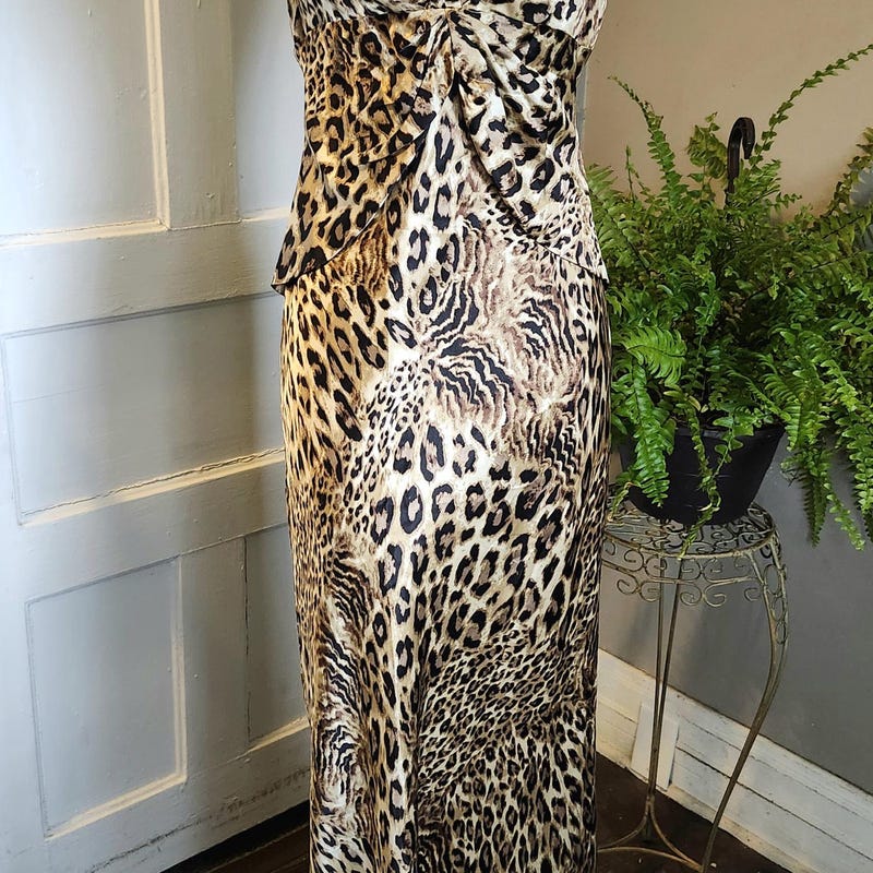 Cavalli Leopard Dress - Etsy