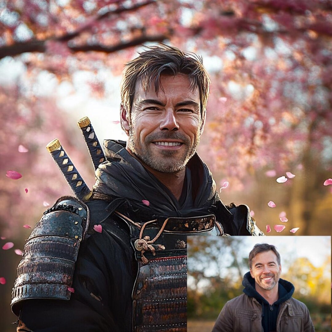 Custom Samurai, Shogun, Ronin, Emperor Portraits – Personalized Digital ...