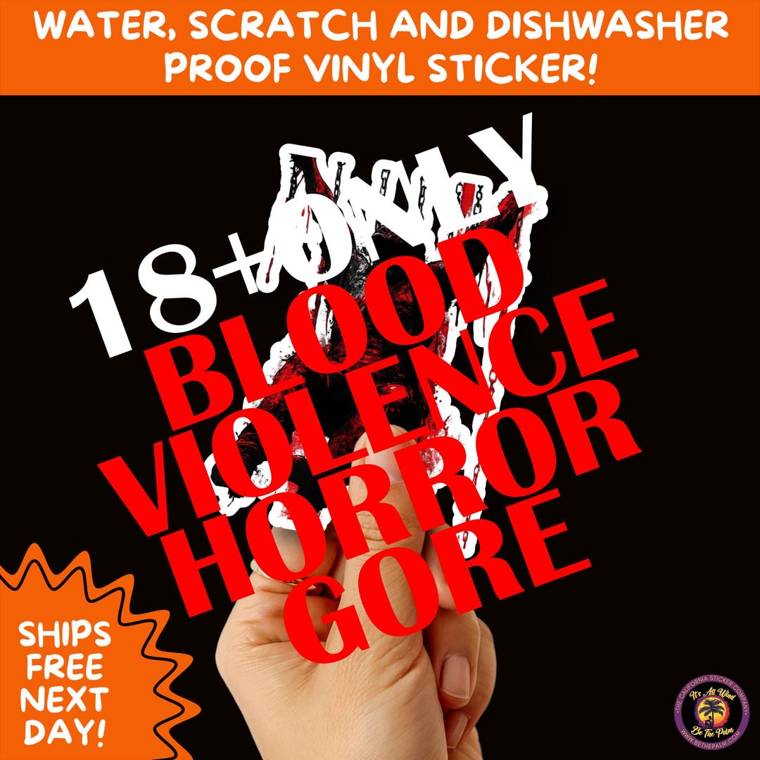 GORE HORROR STICKERS | Creepy Vibe Aesthetic – Blood, Skulls, Guts, and ...
