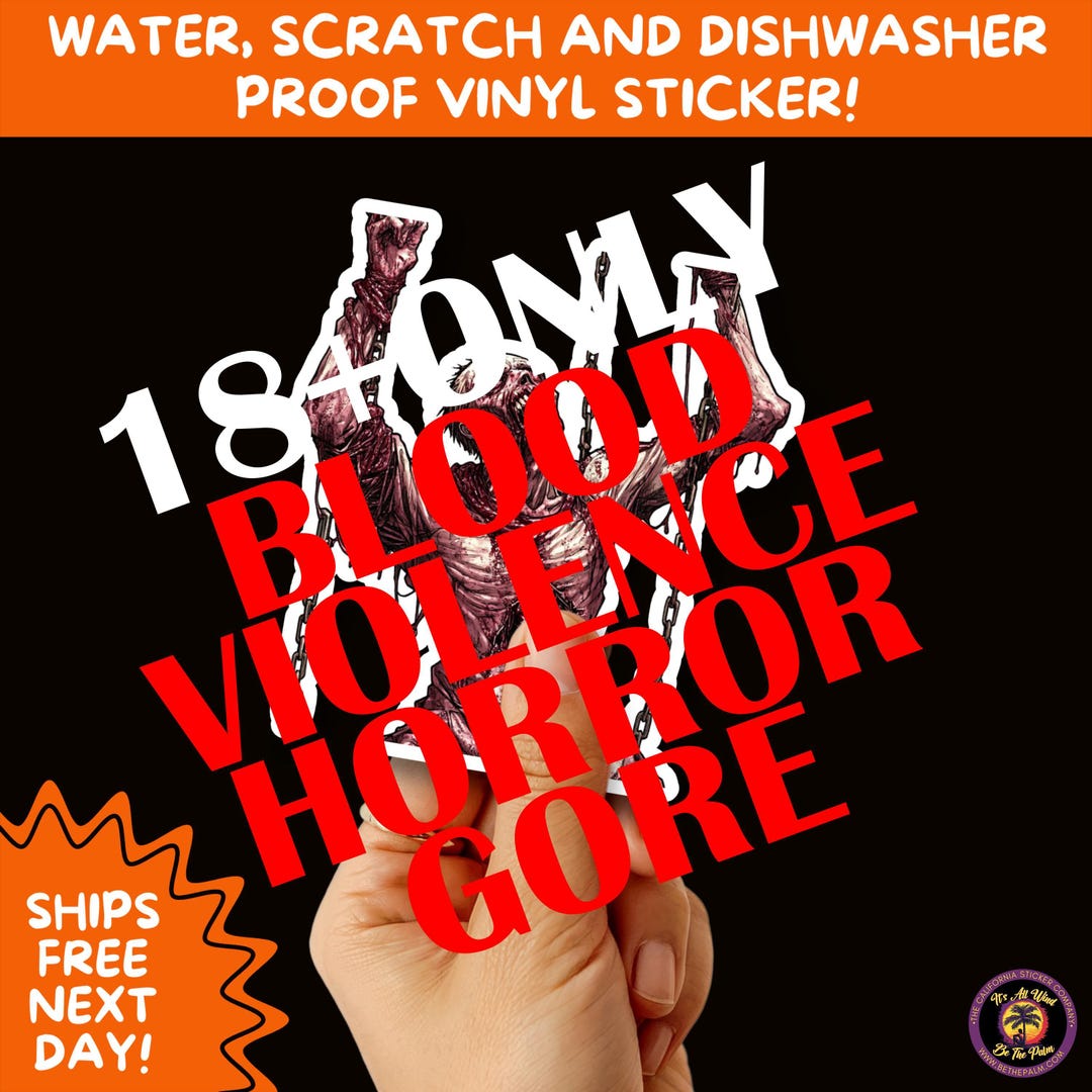 GORE HORROR STICKERS | Creepy Vibe Aesthetic – Blood, Skulls, Guts, and ...