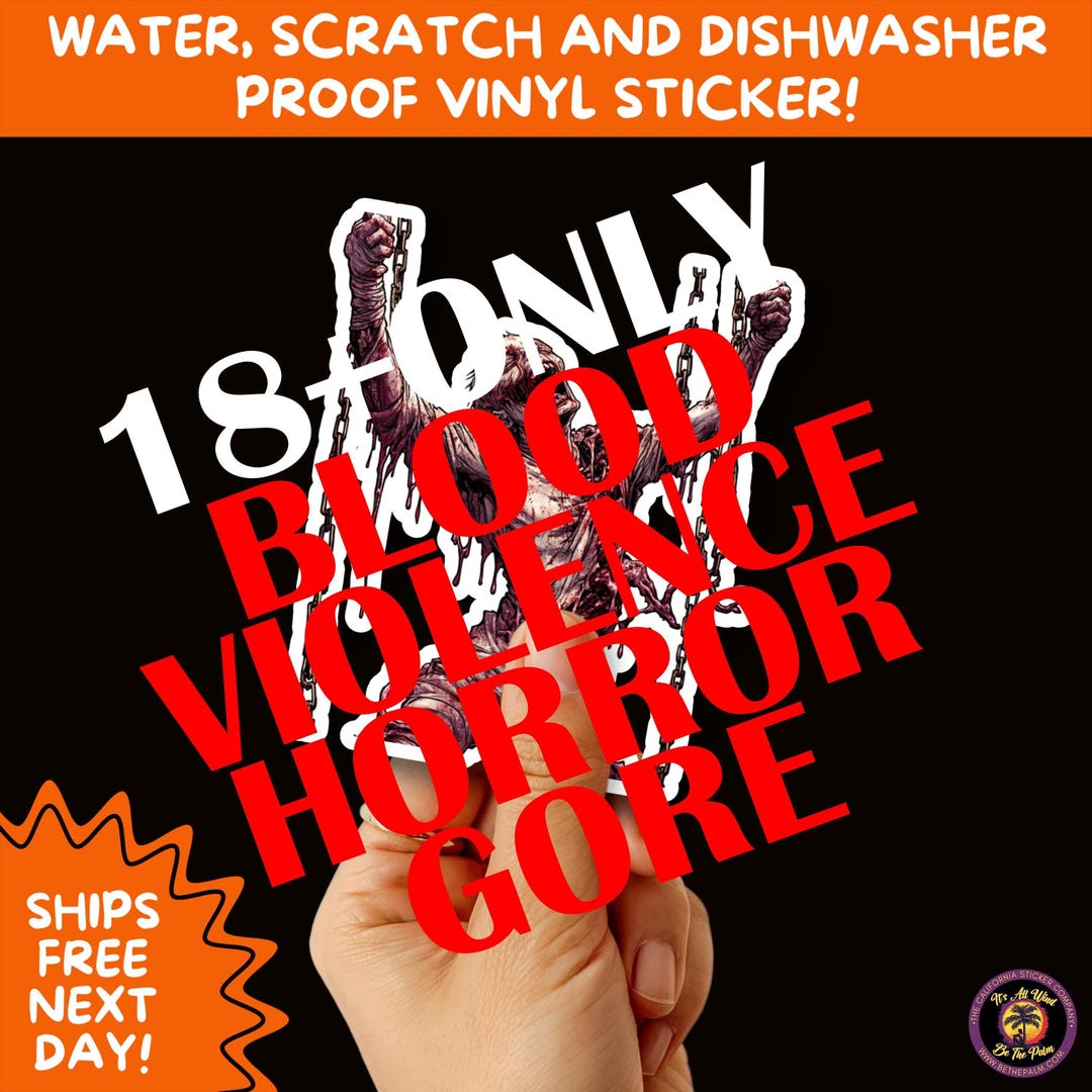 GORE HORROR STICKERS | Creepy Vibe Aesthetic Blood, Skulls, Guts, and ...