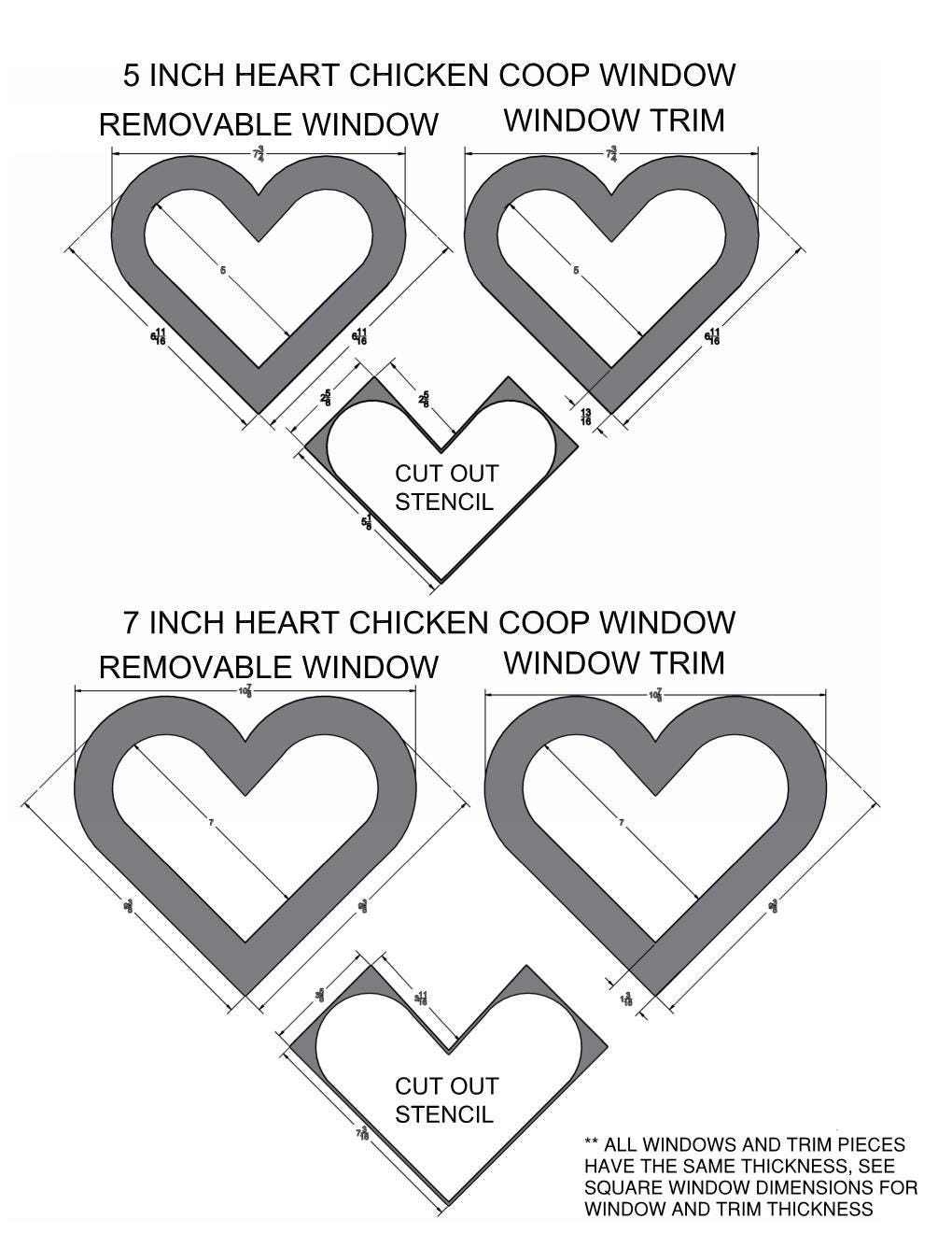 Chicken Coop Window With Removable Glass - Etsy