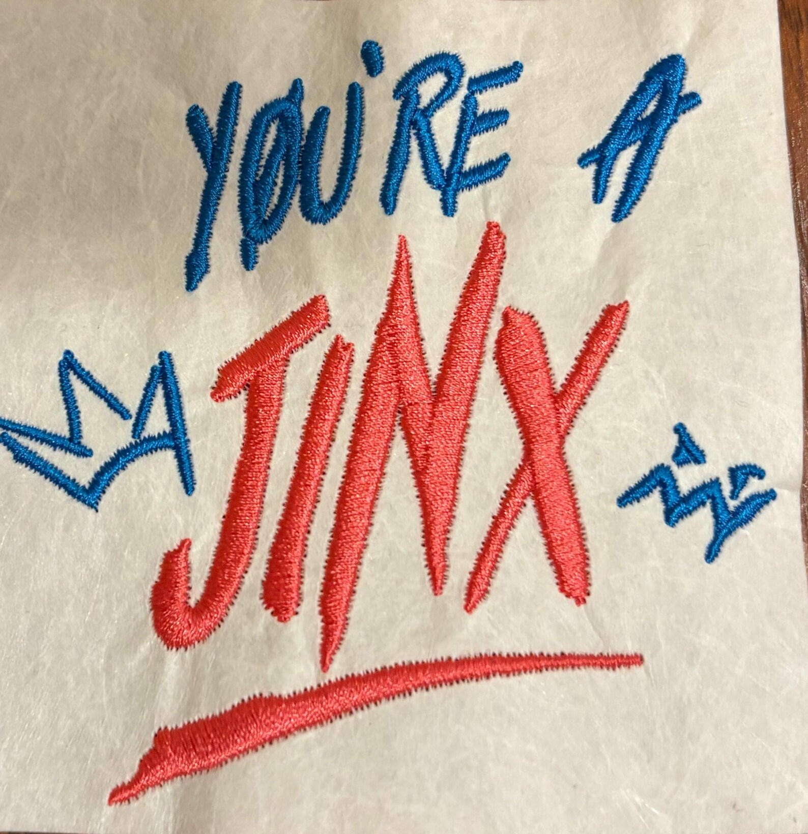 You're A Jinx - Embroidery DST (jinx - Arcane) - Etsy