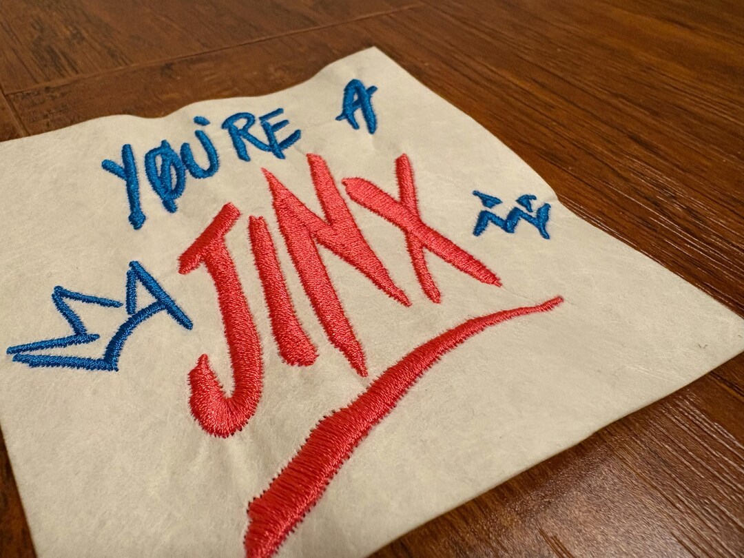 You're A Jinx - Embroidery DST (jinx - Arcane) - Etsy