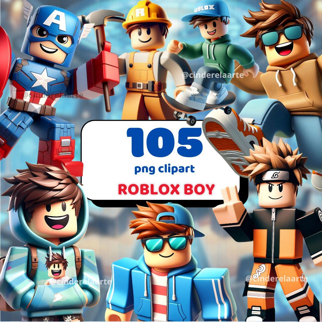 Niño de Roblox (Png), Cumpleaños de Roblox, Clipart de personaje de ...