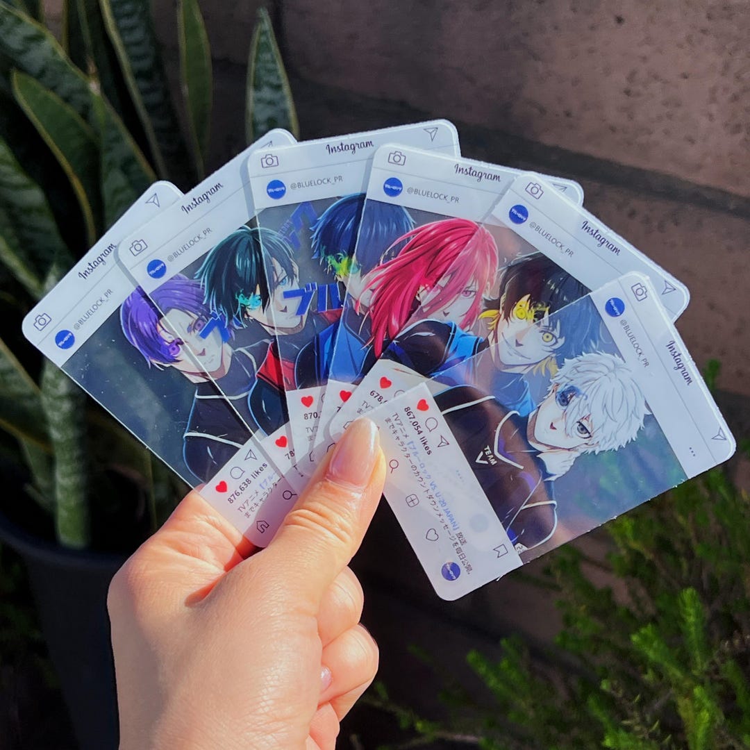 BLUE LOCK Pvc Photo Cards, Anime Pvc Photocards, Anime Lomocards and ...