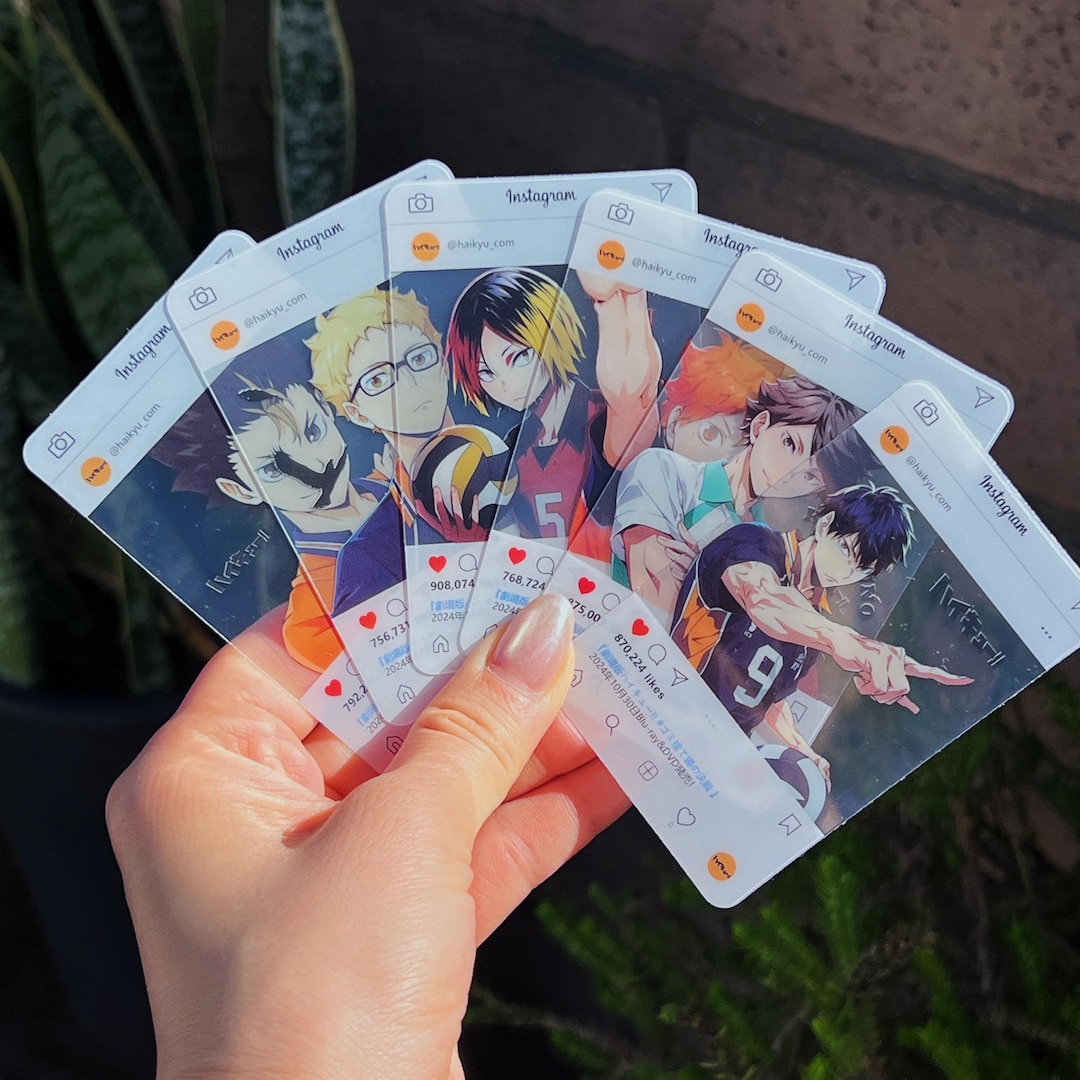 HAIKYUU!! Pvc Photo Cards, Anime Pvc Photocards, Anime Lomocards and ...