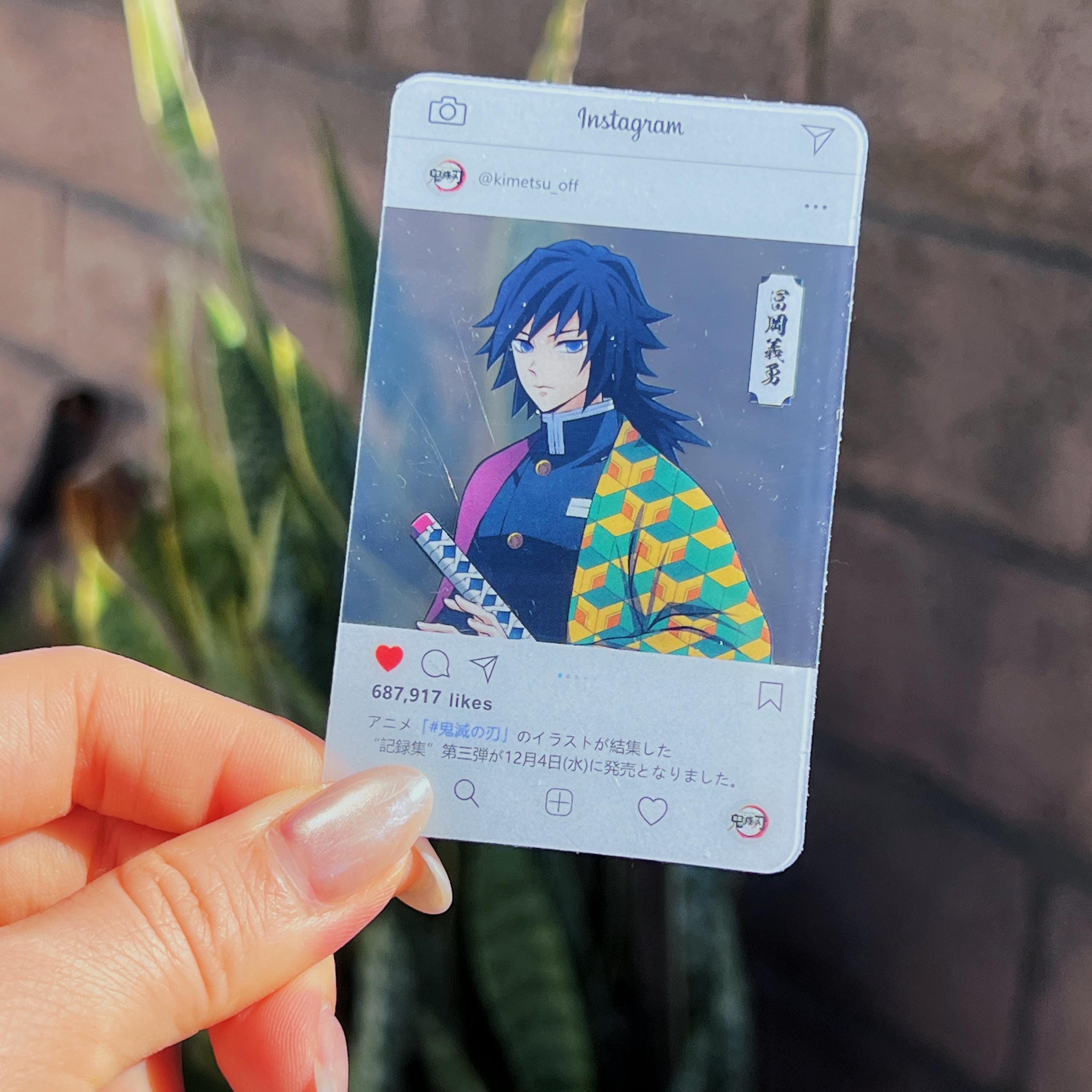 DEMON SLAYER Pvc Photo Cards, Anime Pvc Photocard, Anime Lomocard and ...