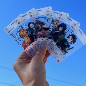 DEMON SLAYER Pvc Photo Cards, Anime Pvc Photocard, Anime Lomocard and ...