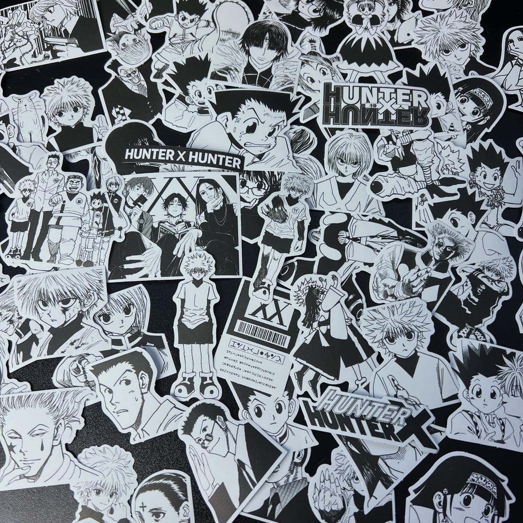 ANIME HUNTER Manga Sticker, Assorted Waterproof Anime Manga Stickers ...