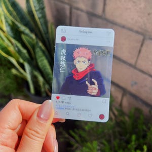 JJK Pvc Photocards, Jjk Anime Pvc Photo Cards, Anime Lomo Cards and ...