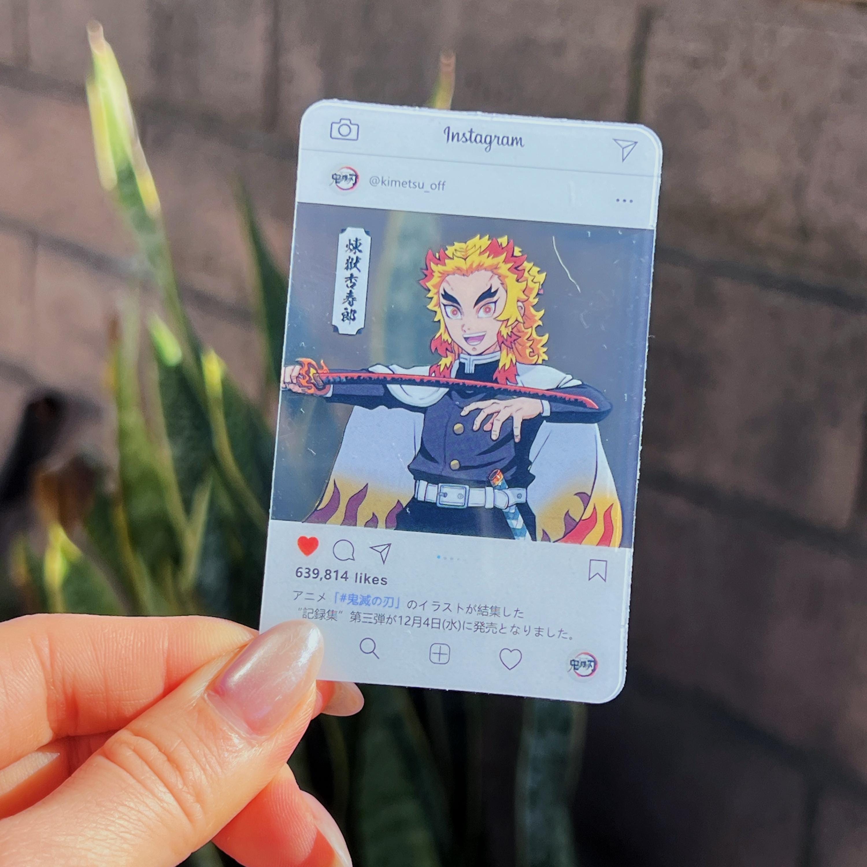 DEMON SLAYER Pvc Photo Cards, Anime Pvc Photocard, Anime Lomocard and ...