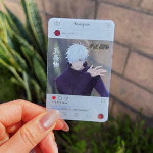 JJK Pvc Photocards, Jjk Anime Pvc Photo Cards, Anime Lomo Cards and ...