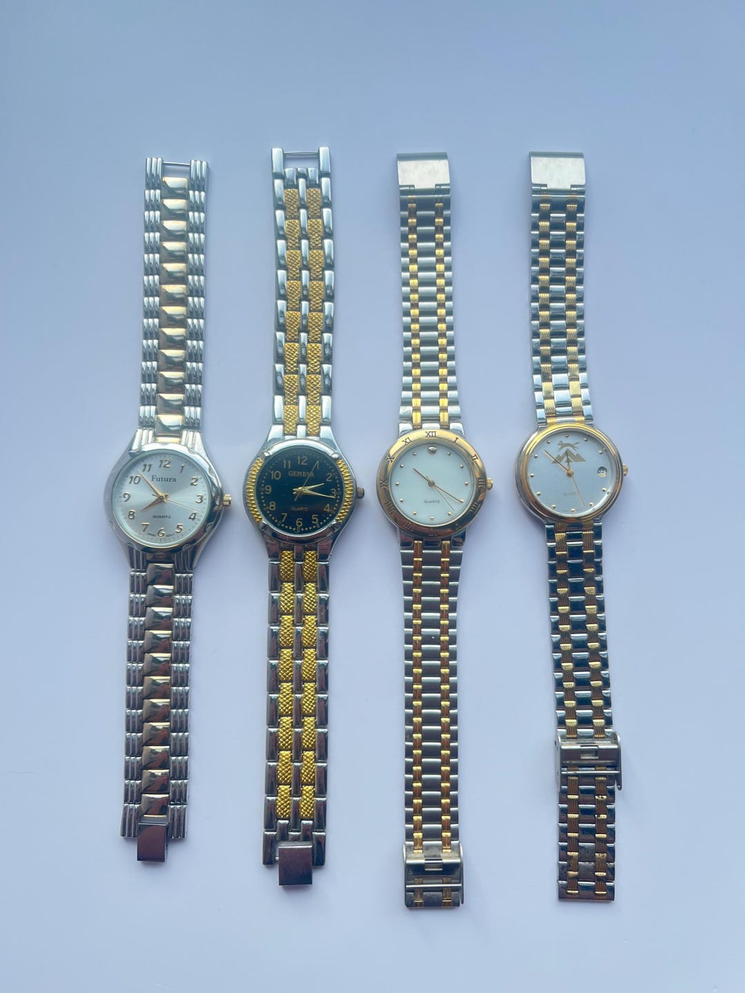 Pick One - 4 Men's Two Toned/mixed Metal Watches - Etsy