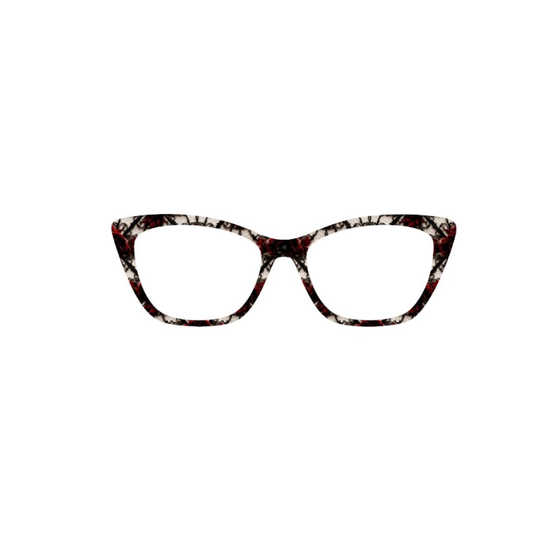 Magnetic Glasses Topper Goth Blood Lace 1 - Etsy