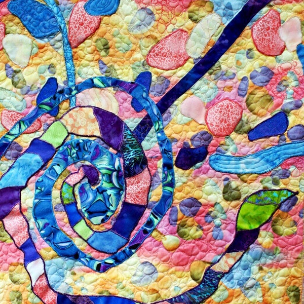 Abstract Art Quilt - Etsy
