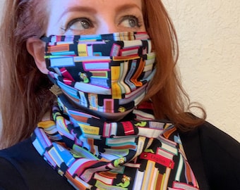 Bookworm Face Mask - Etsy
