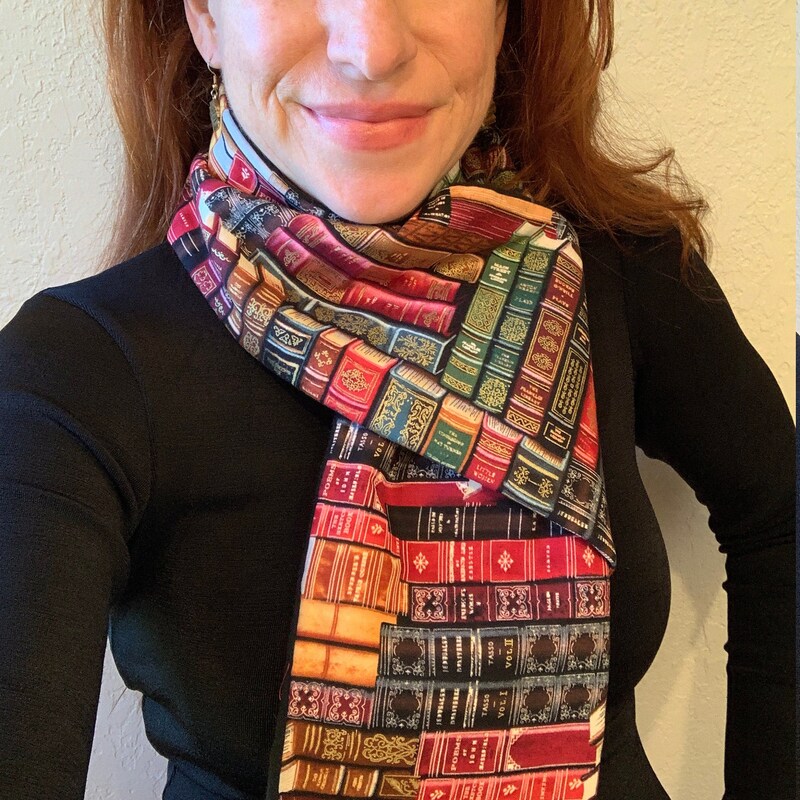 Book Scarf - Etsy