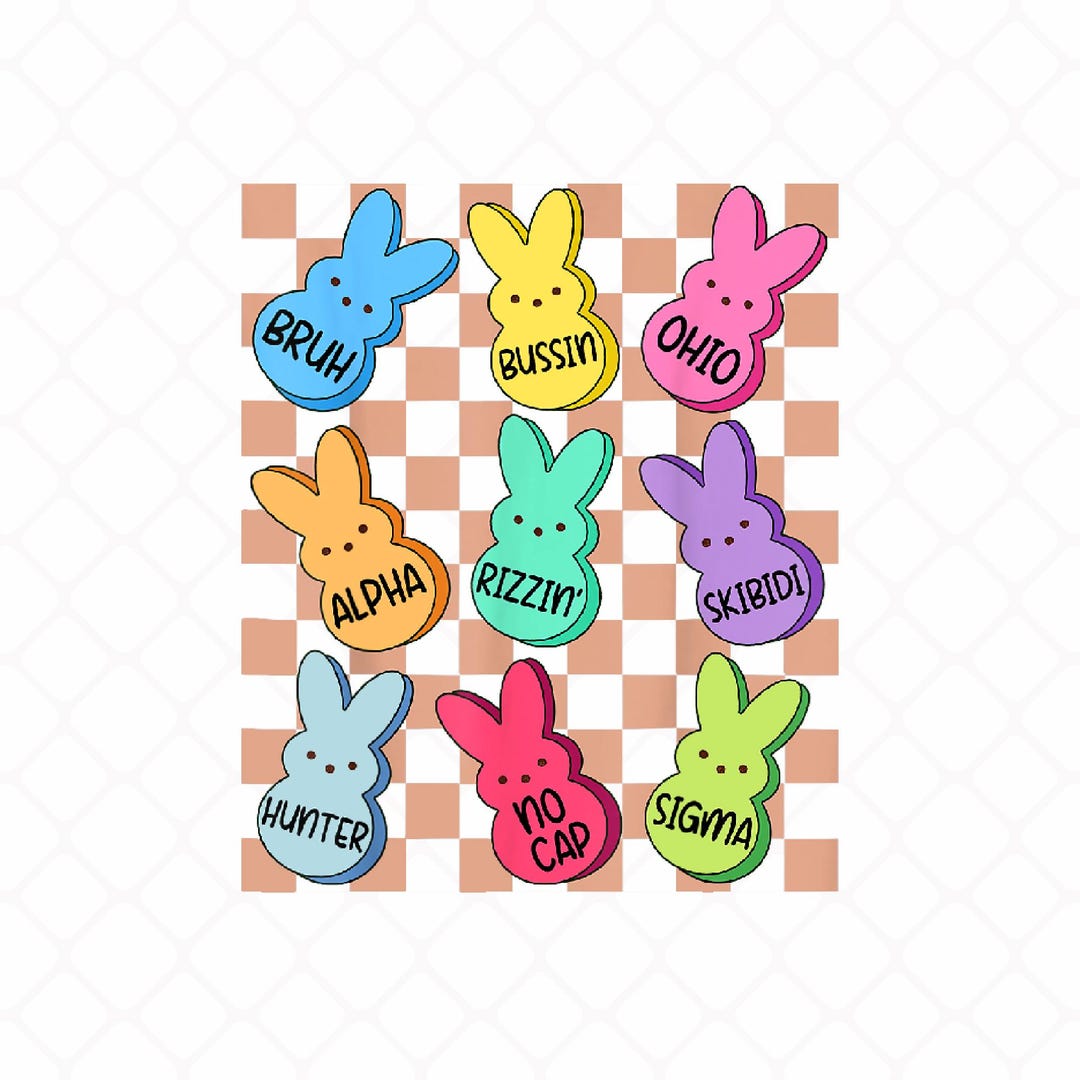 Skibidi Easter Rizzles Png, Gen Alpha Slang Easter Png, Easter Eggs Png ...