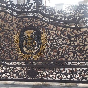Bespoke Wrought Iron Estate Gate: Heavy Duty, Custom Size - Etsy