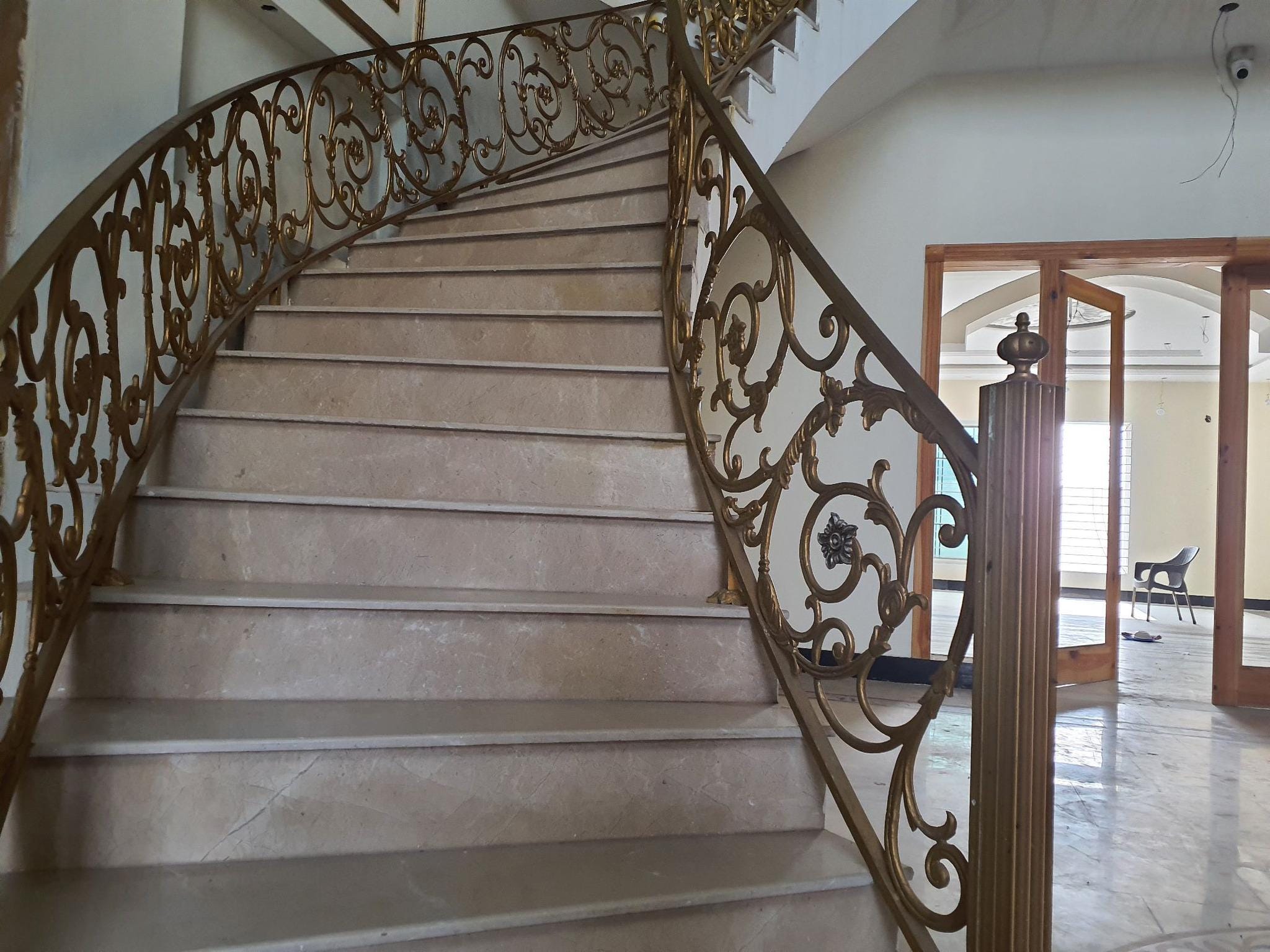 Hand-forged Wrought Iron Railing: Ornamental Terrace Balusters, Custom ...