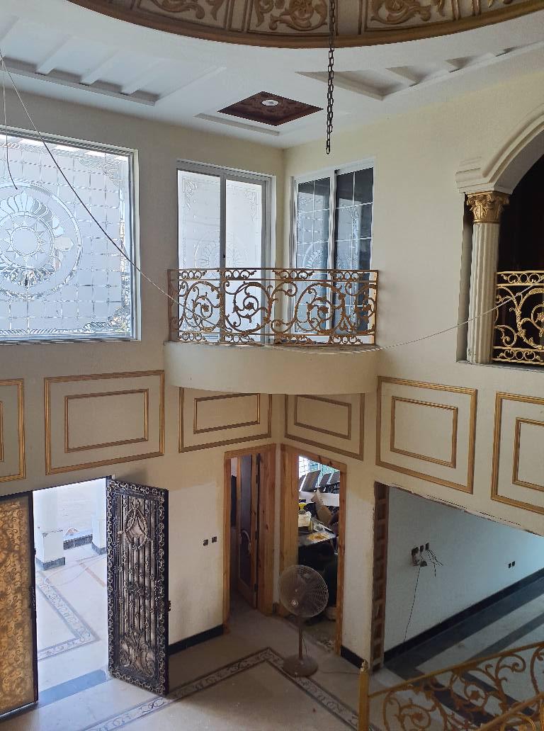 Hand-forged Wrought Iron Railing: Ornamental Terrace Balusters, Custom ...