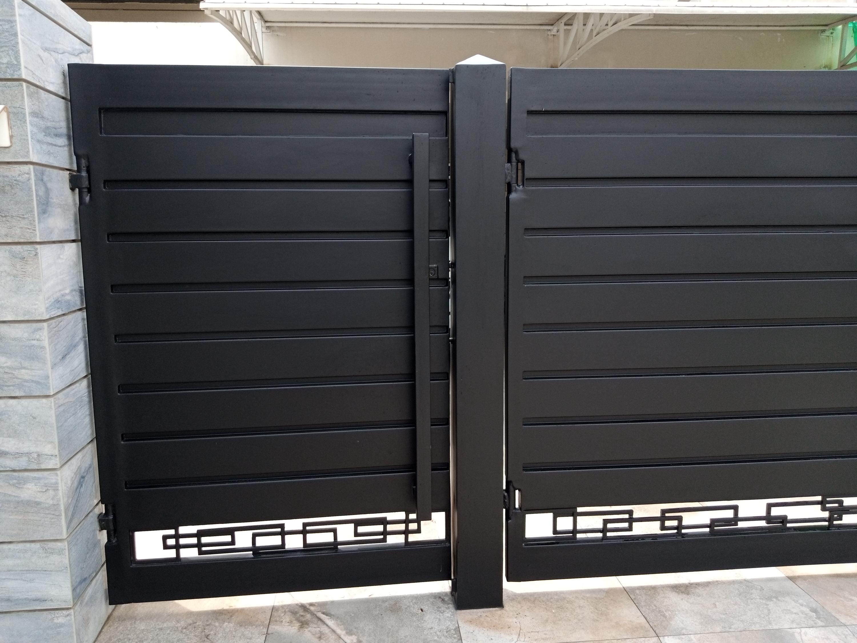 Modern Gate - Bespoke Gate - Driveway - Estate Gate - Metal Gate ...