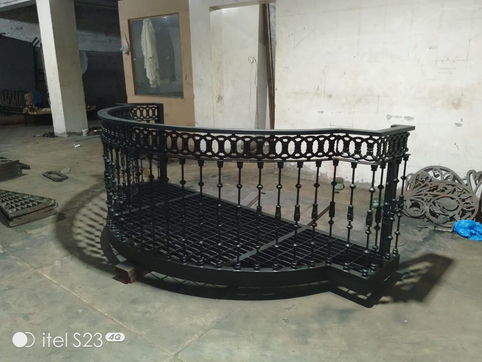 Custom Wrought Iron Juliet Balcony Railing: Window & Terrace Extension ...