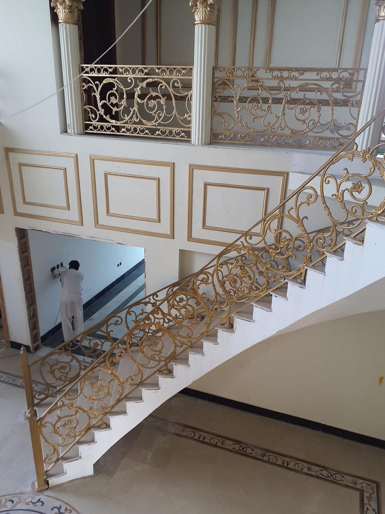Wrought Iron Railing - Terrace Balusters - Stair Balusters - Balcony ...