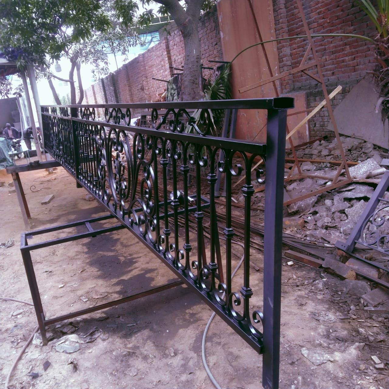 Handmade Wrought Iron Railing: Grapevine Balcony Fence - Etsy
