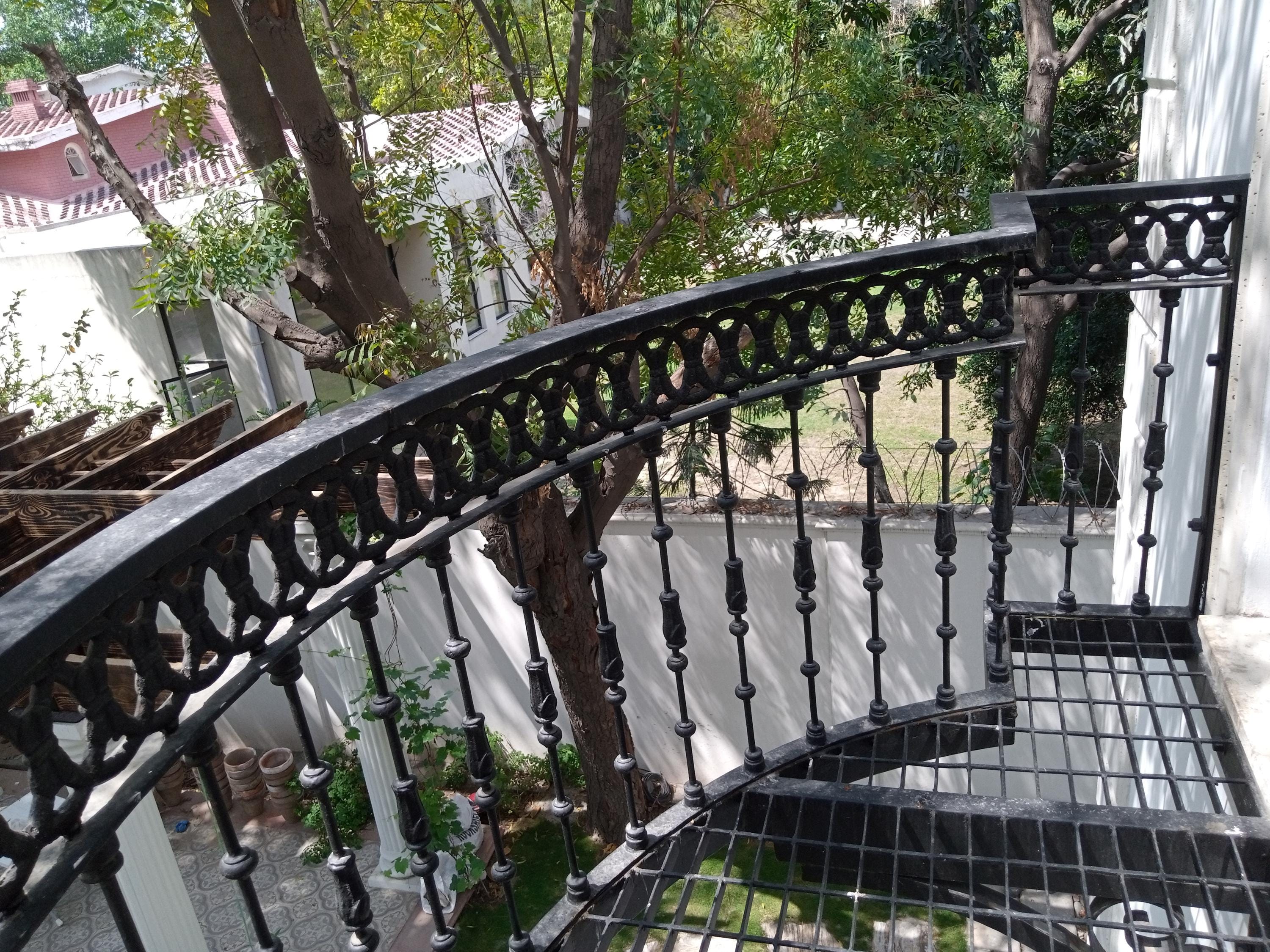 Custom Wrought Iron Juliet Balcony Railing: Window & Terrace Extension ...