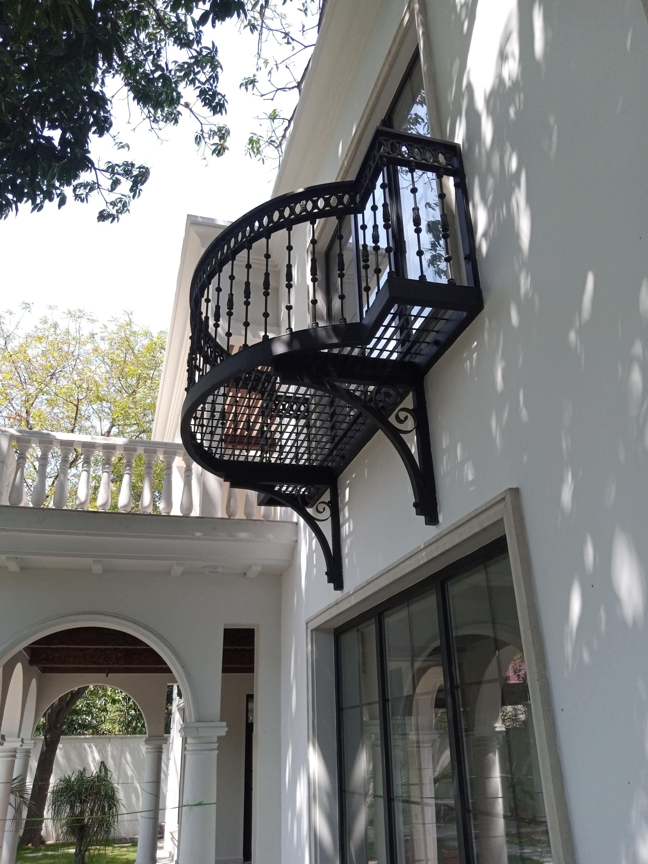 Custom Wrought Iron Juliet Balcony Railing: Window Extension - Etsy